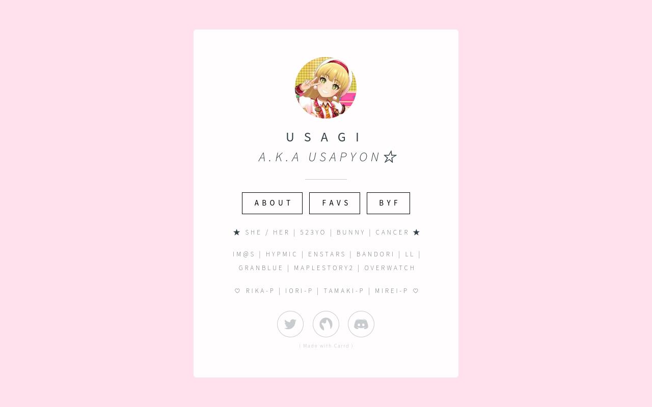 usagi's room